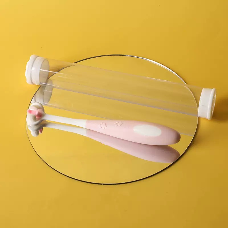 360-degree pet dental brush, triple-sided head, soft bristles, gentle ...