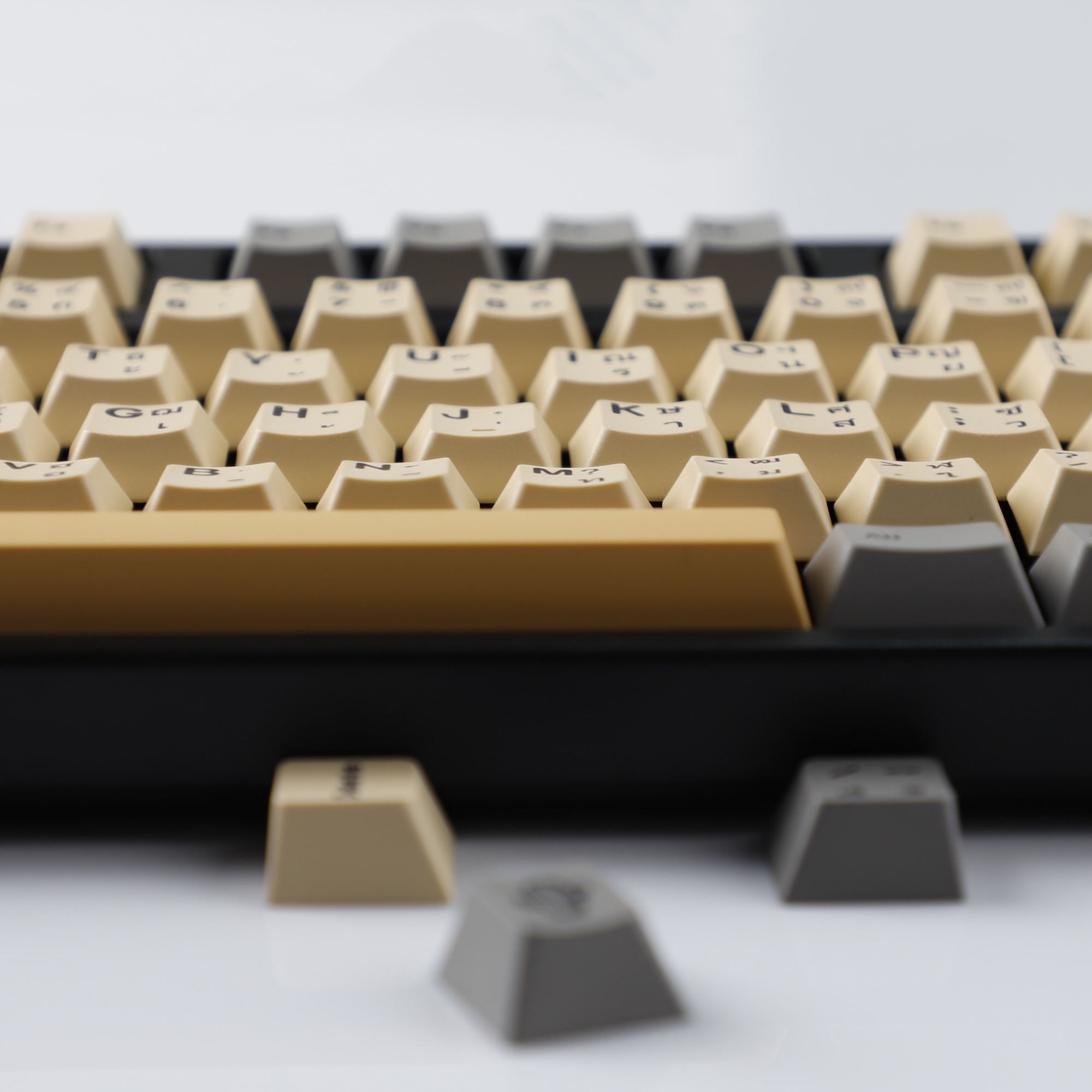 YMDK 144 Key Desert Theme Keycaps Thai Minimalist PBT Cherry Profile ...