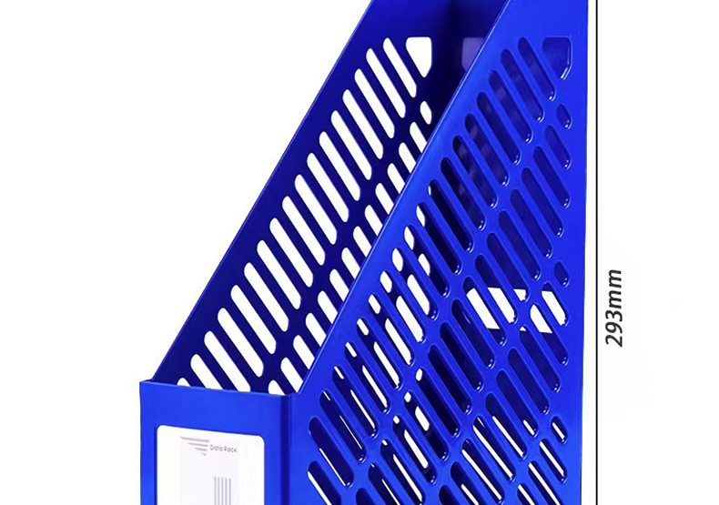 Single-section File Stand for Desk, Multi-use Bookshelf, Vertical ...