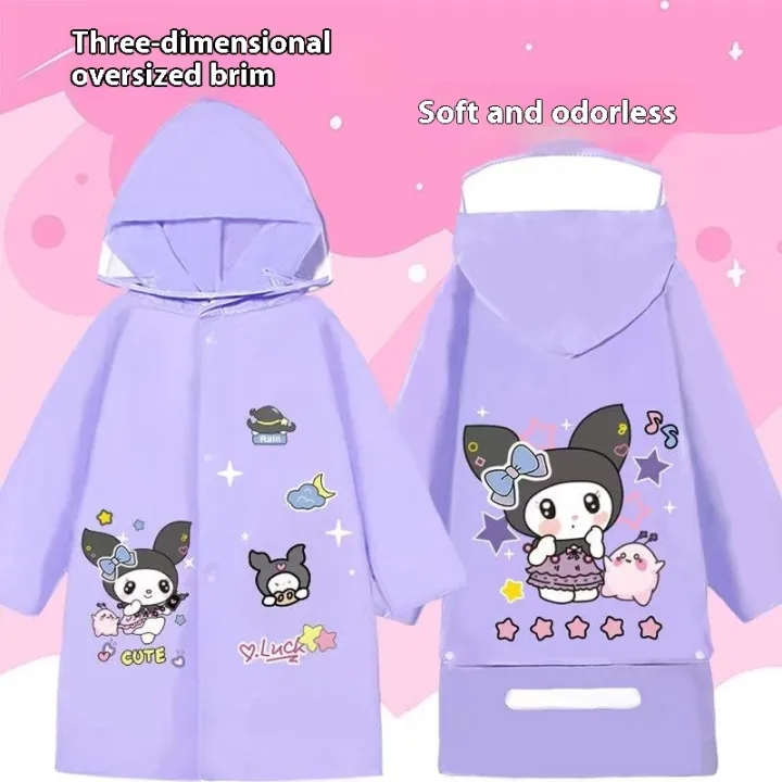 COD Unicorn cartoon raincoat EVA raincoat for kids Boys and girls ...