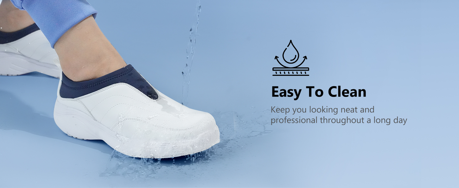 Hawkwell Women's Slip On Lightweight Nursing Shoes Medical Work Shoes ...