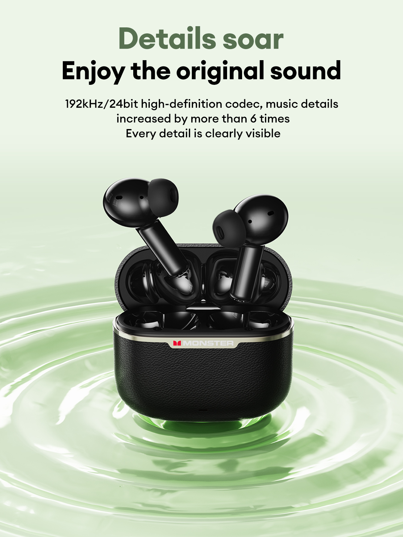 Monster MQT62 TWS Wireless Earphones Bluetooth Game Headsets Sport ...