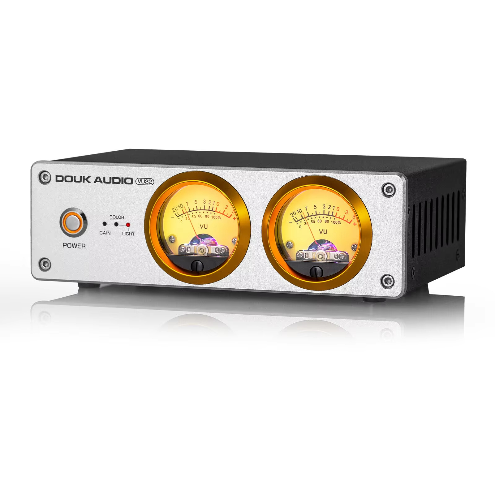 Dual Microphone + LINE Analog VU Meter Display for Amplifier Sound ...