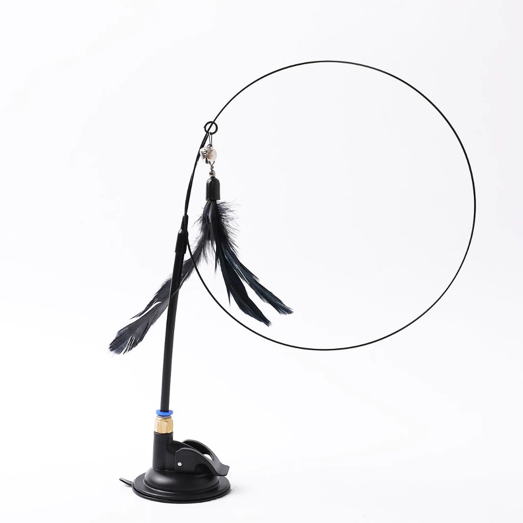 Meowjoy Durable Steel Wire Cat Fishing Rod Toy for Interactive Play and ...