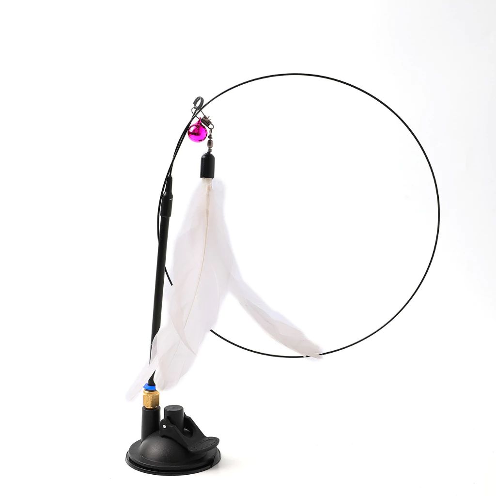 Meowjoy Durable Steel Wire Cat Fishing Rod Toy for Interactive Play and ...