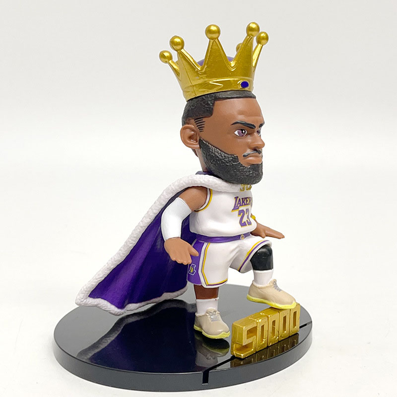 15cm NBA Basketball Star Figure Model LeBron James Harden Stephen Curry ...
