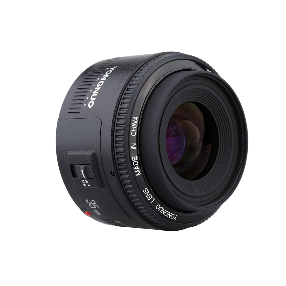 Yongnuo YN35mm F2.0 Lens Fixed Wide Angle DSLR Camera Lens for EF 600D ...