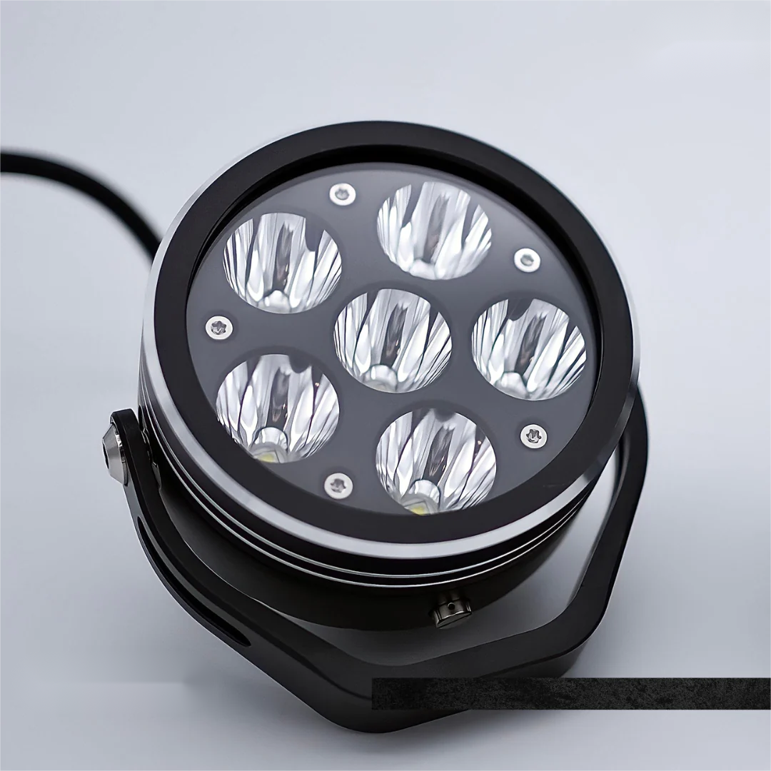 AES BMW 6LED/7LED Spotlight Waterproof Motorcycle Auxiliary Light WIth Dimmer Switch and FREE ...