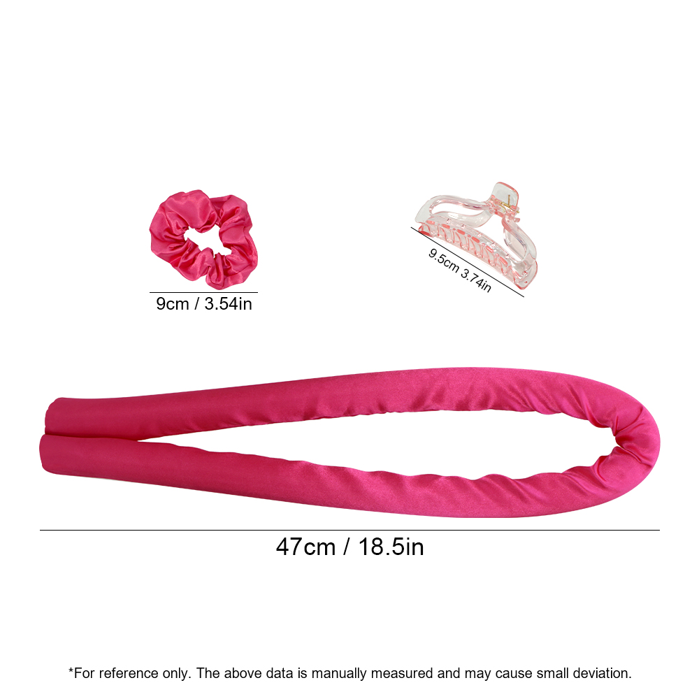 Complete Heatless Curling Kit for Soft Waves – 1 Sponge Roller, 1 Hair ...