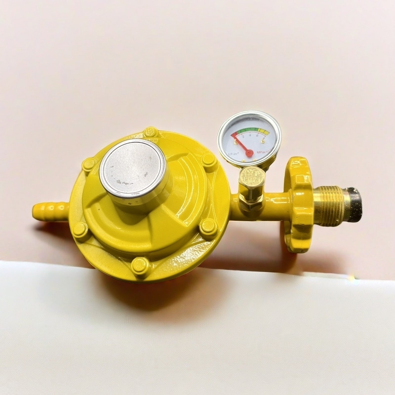 Liquefied Gas Stove Pressure Regulator with Explosion-proof Gauge, Low ...