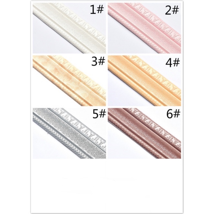 3D Pattern Self-Adhesive Wall Border Stickers 230cm New Home Decor ...