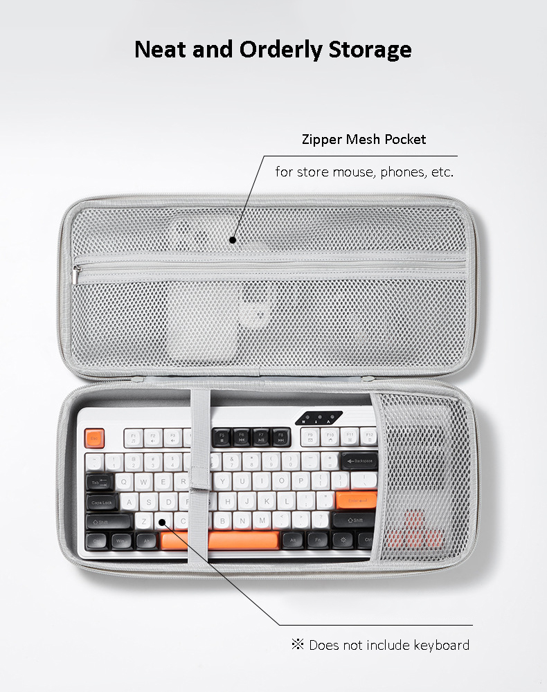 EVA Hard Shell Mouse Mechanical Keyboard Organizer Case Shock-absorbing ...