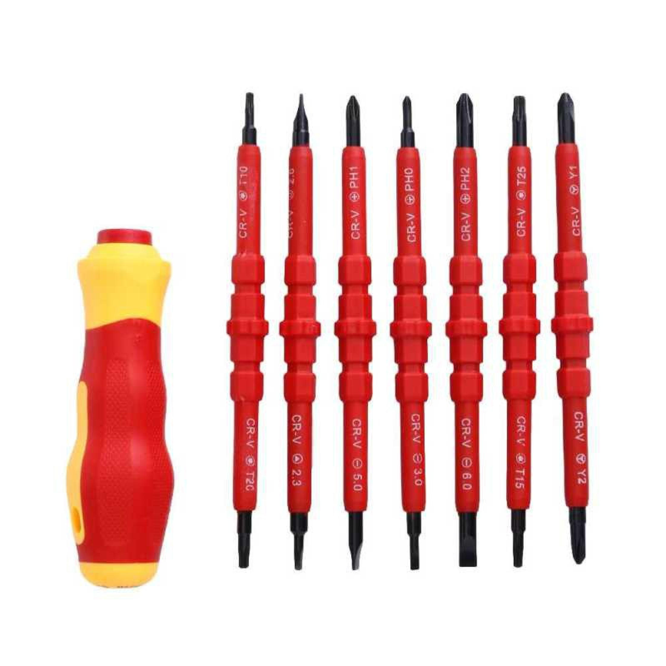 13pcs Electrician Repair Tools Kit 1000V Changeable Insulated ...