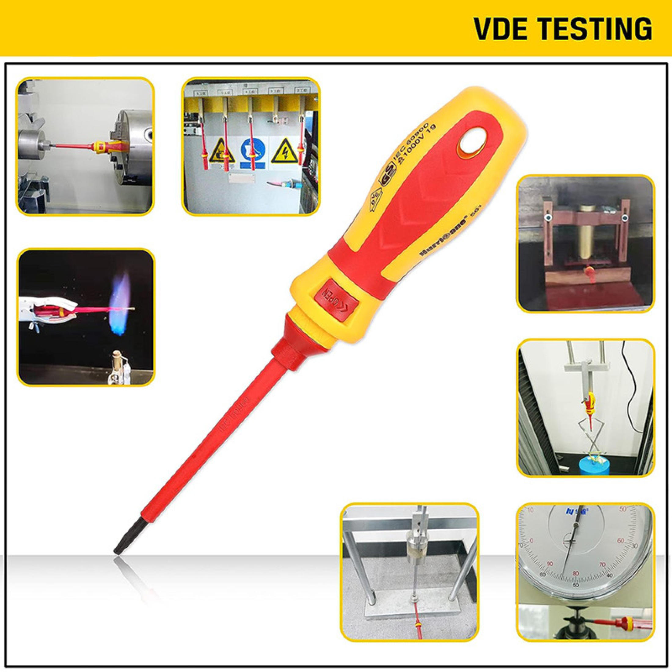 13pcs Electrician Repair Tools Kit 1000V Changeable Insulated ...