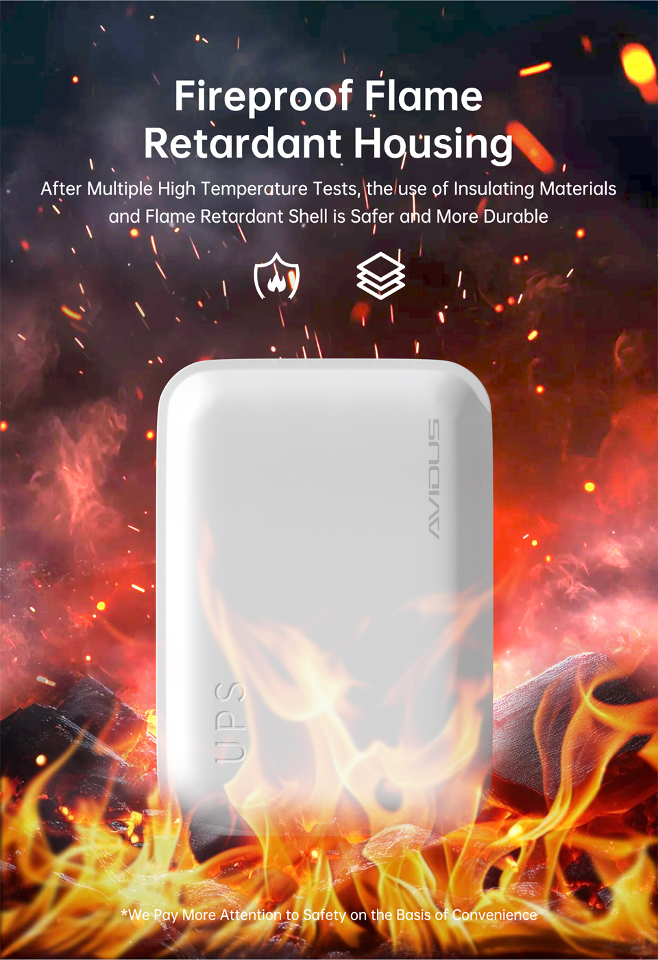 AVIDUS 7800mAh 10400mAh 16000mAh Mini CCTV UPS Power For Android And ...