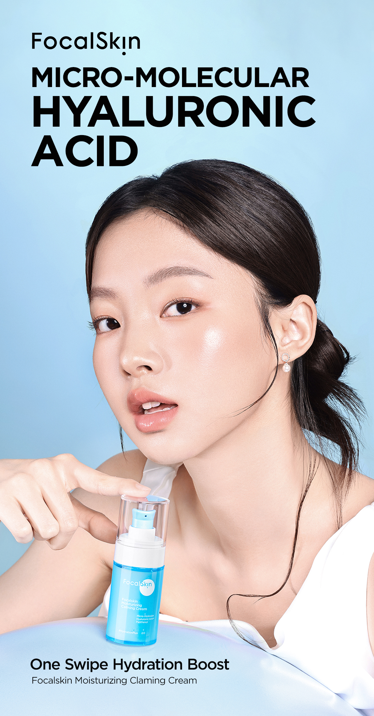 FOCALSKIN Moisturizing Calming Cream 35g Micro-molecular Hyaluronic ...