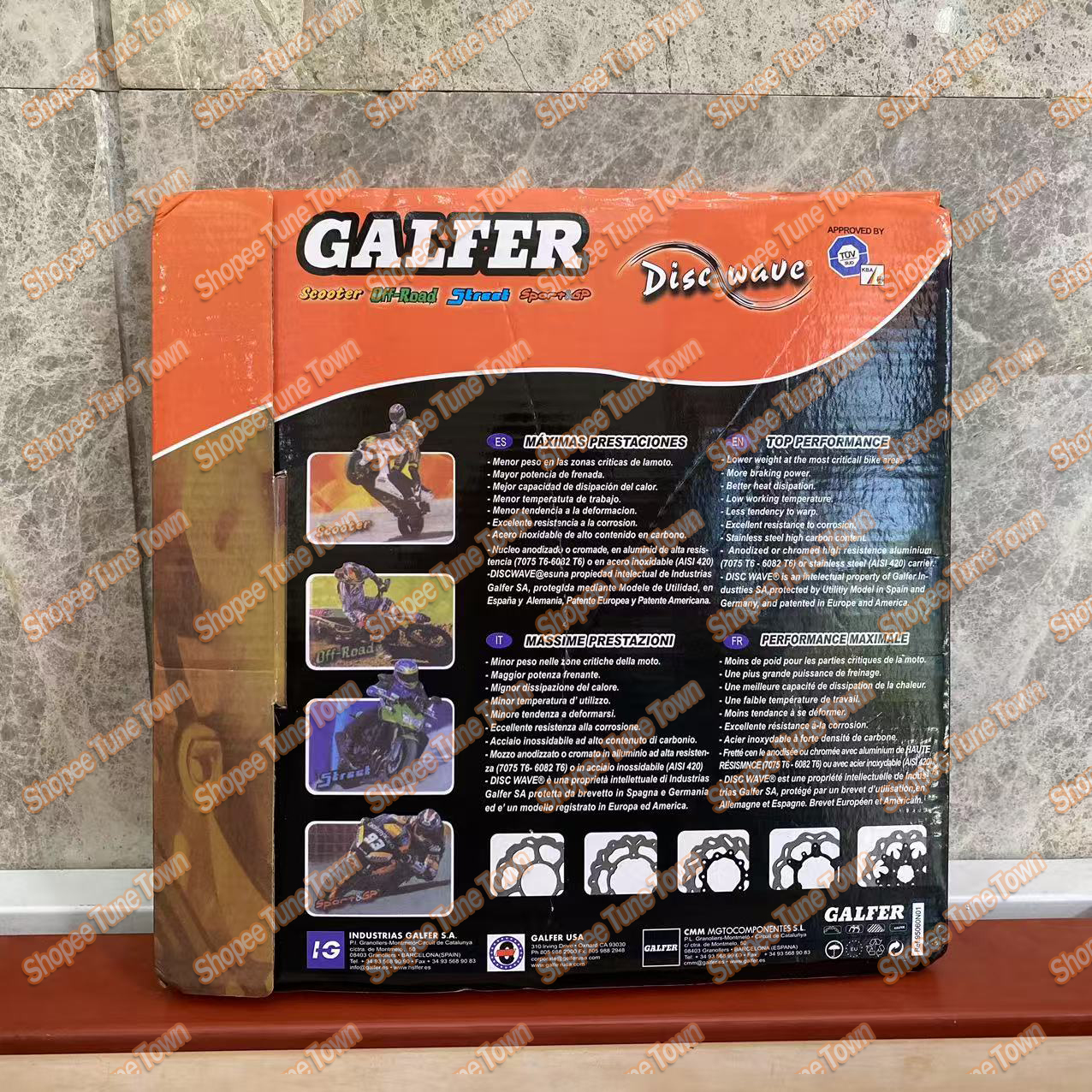 【READY STOCK-COD】 Universal Galfer disc (260MM 4HOLES) Disc beat fi For ...