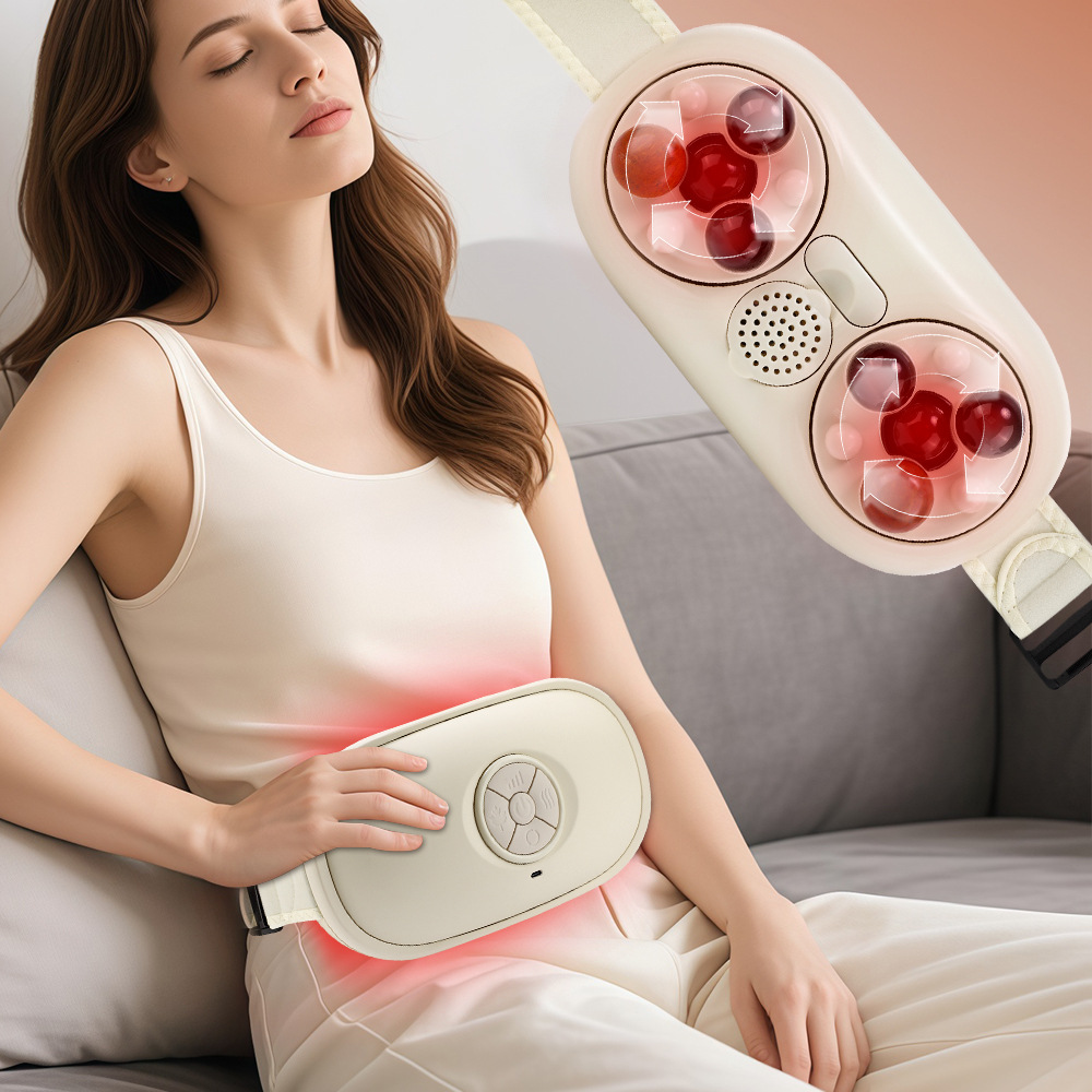Automatic Abdominal Massager, Bianstone Belly Rubbing Instrument, Dual ...