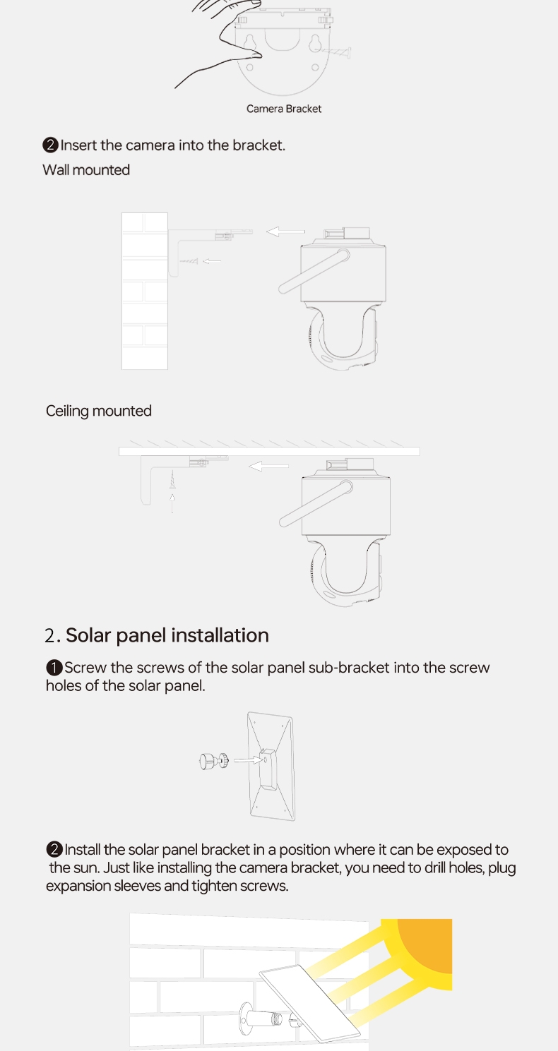AVIDUS x Yoosee T1 Solar CCTV Camera Wireless WIFI Outdoor Waterproof ...