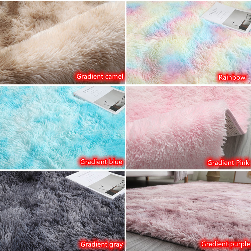 160*120cm Fur furry Carpets floor mat Room mat Soft living room carpet ...