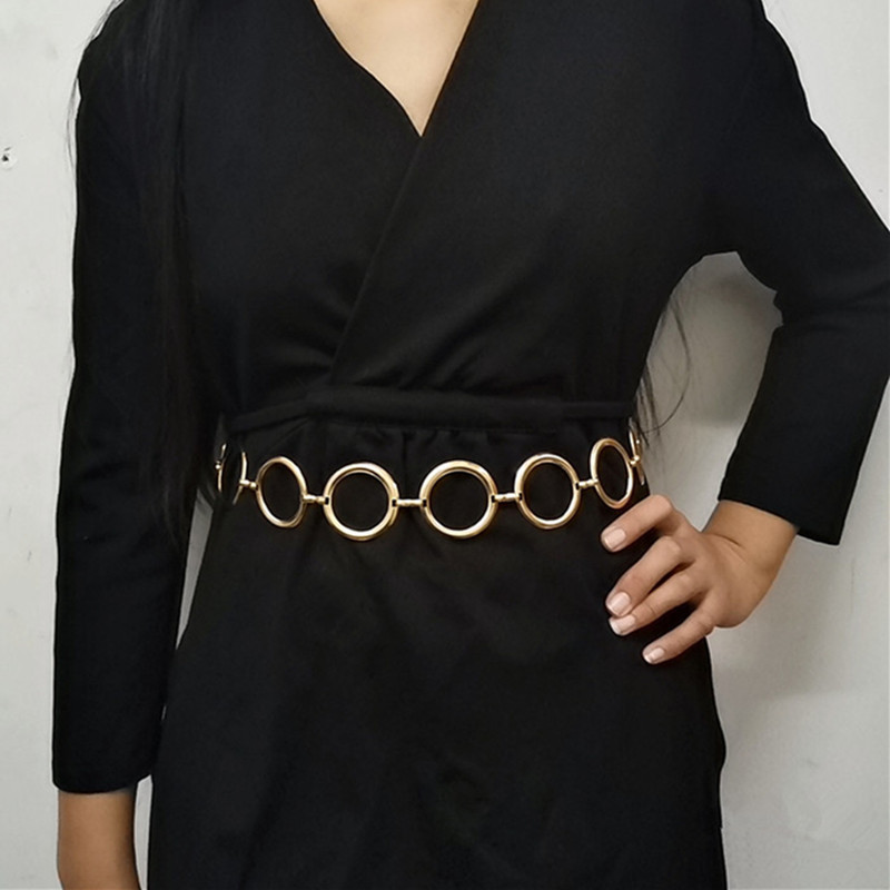 Plus Size Slimming Elegant Adjustable Chain Belt Waist Body Jewelry for ...