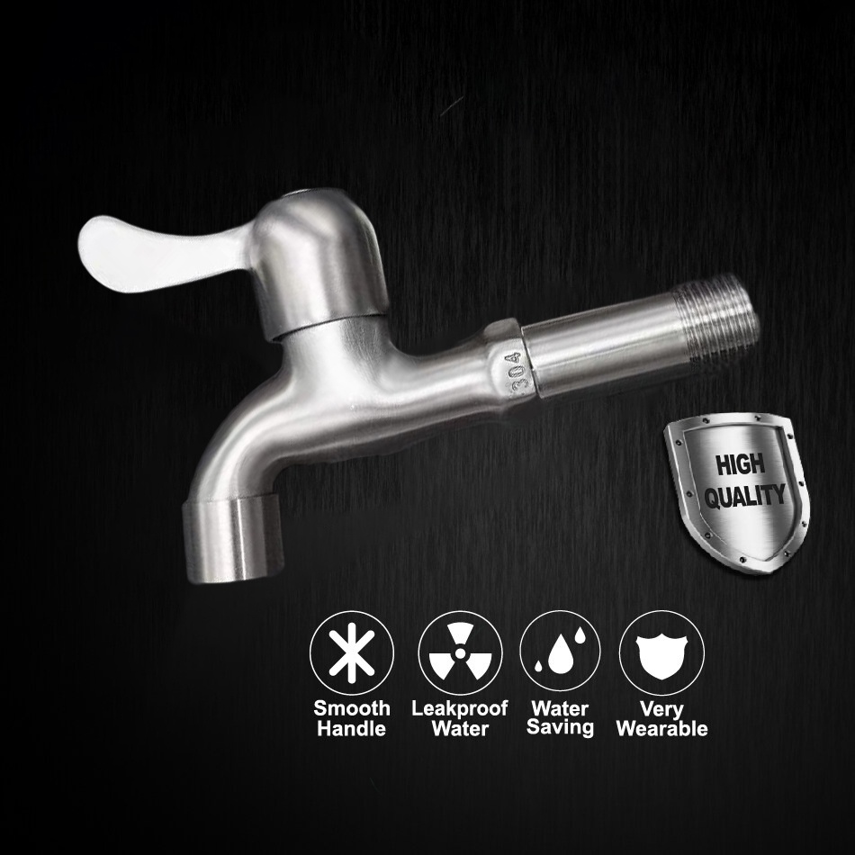 SUS304 Stainless Steel Faucet 13CM Extra Long Faucet Extended Section ...