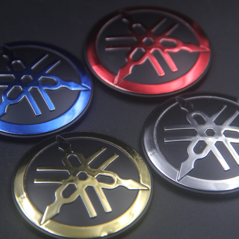 Yamaha Genuine Gold 48mm 3D Tuning Fork Emblem Logo Decal Sticker XMAX ...