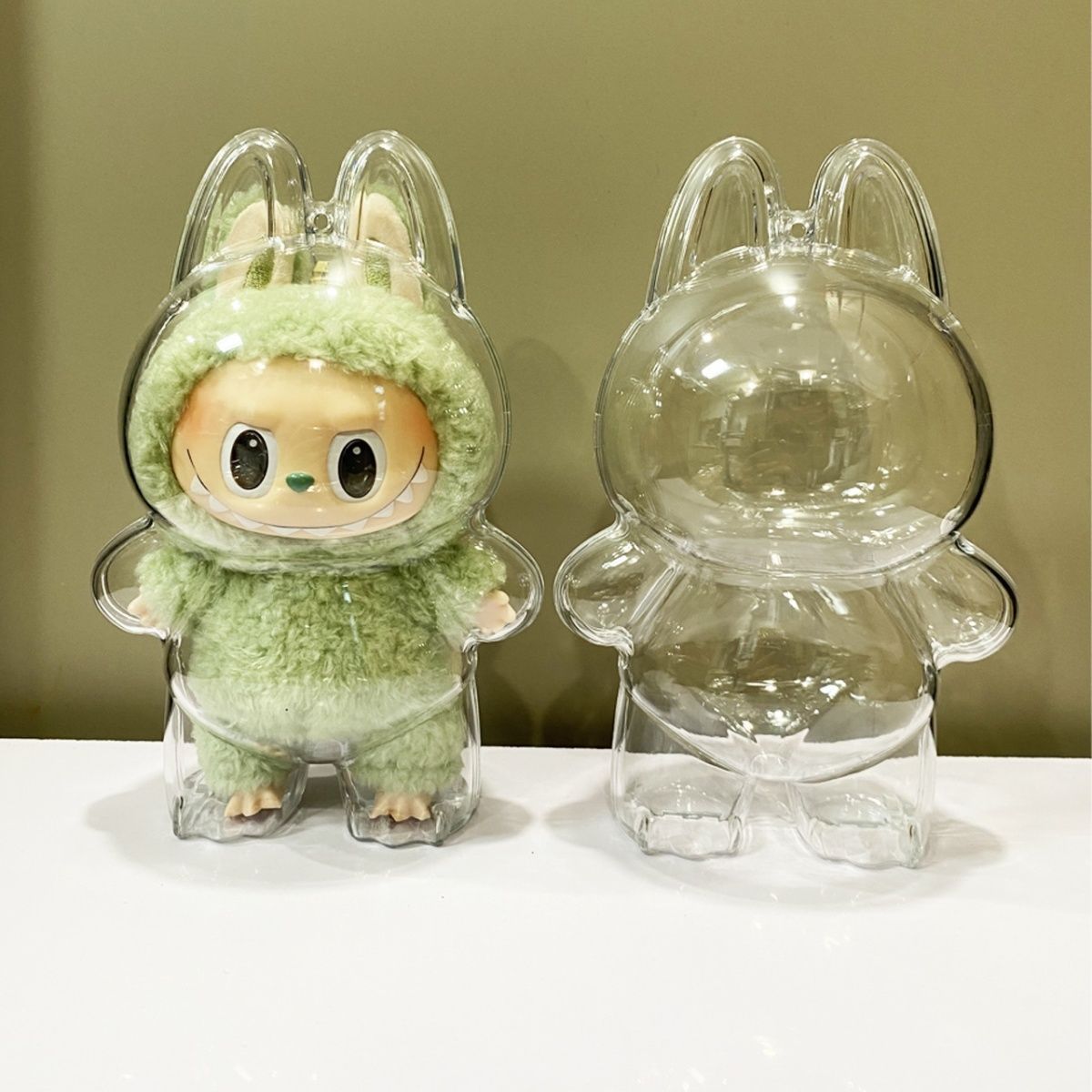 LBB V1 V2 V3 Transparent Protective Casing Plush Doll Display Storage ...