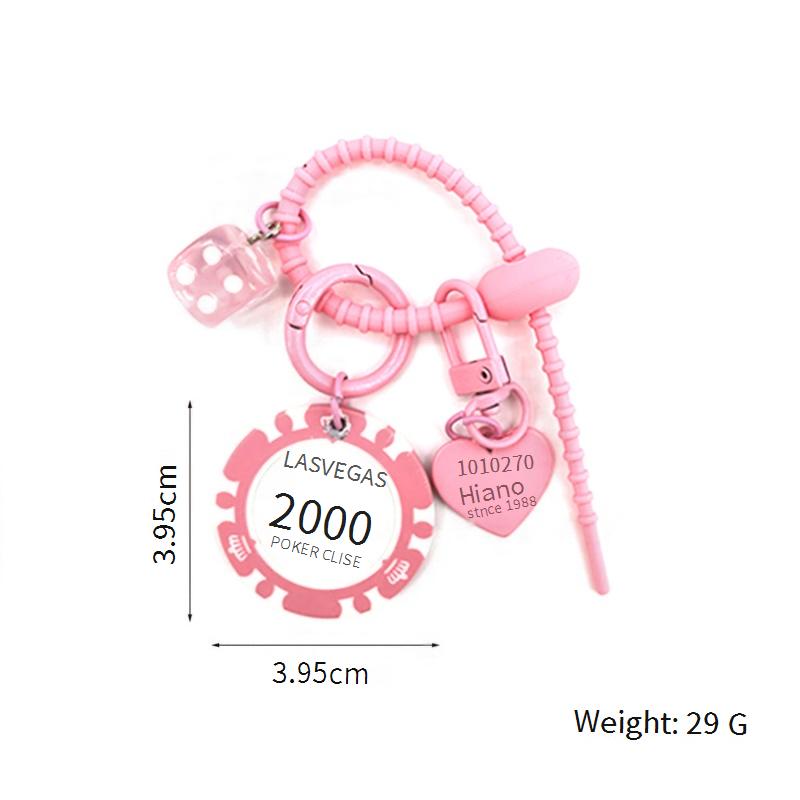 1pc Round Keychain Fashionable Backpack Charm Versatile Hanging Pendant ...
