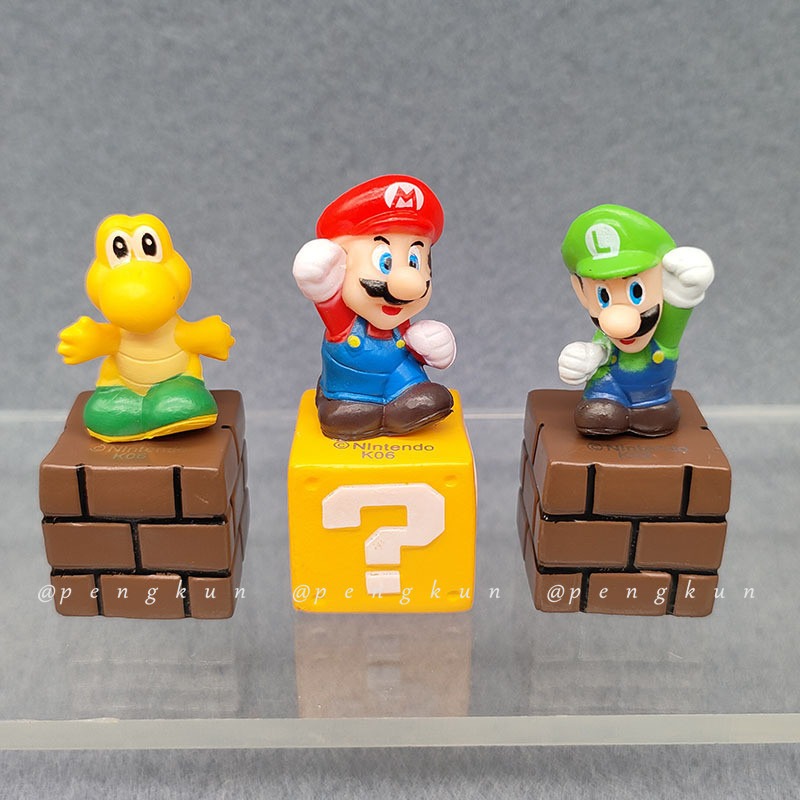 5 Super Mario Refrigerator Stickers Creative Home Accessories Doll ...