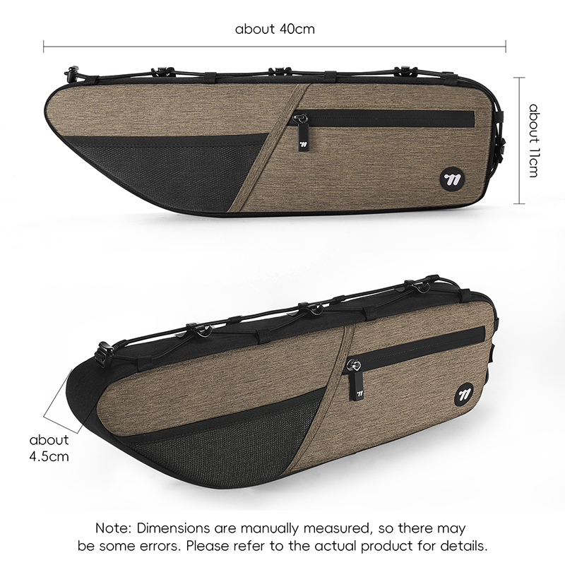 WEST BIKING Bike Bag 1.6L Crossbar Bag Mountain Bike Top Tube Under Bag ...