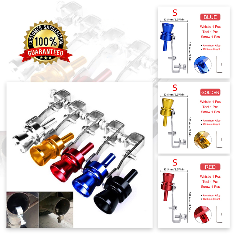 Universal Turbo Sound Whistle for Car Exhaust, Fake Turbo Pipe, Car ...