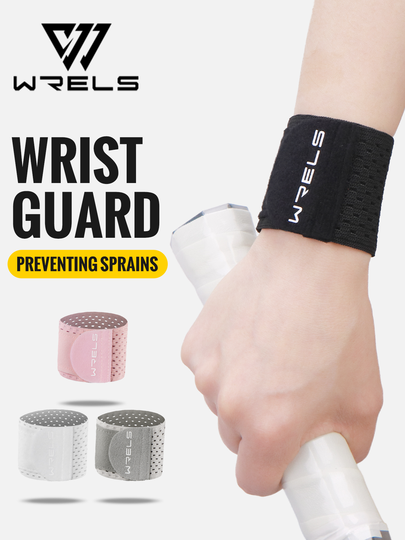 WRELS Sports Wrist guard to prevent sprains badminton basketball ...