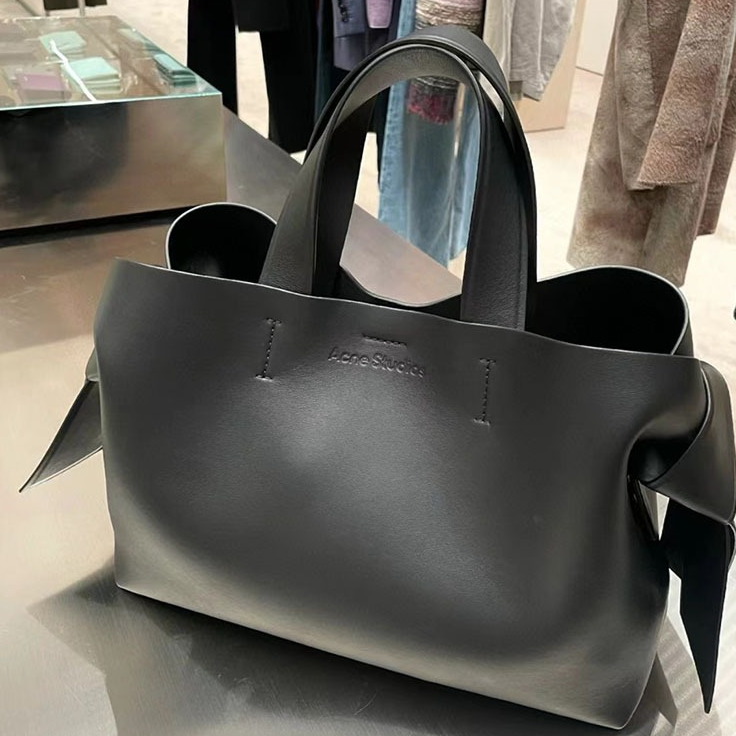 Swedish Niche Brand Genuine Leather Tote Bag Large Capacity Casual ...