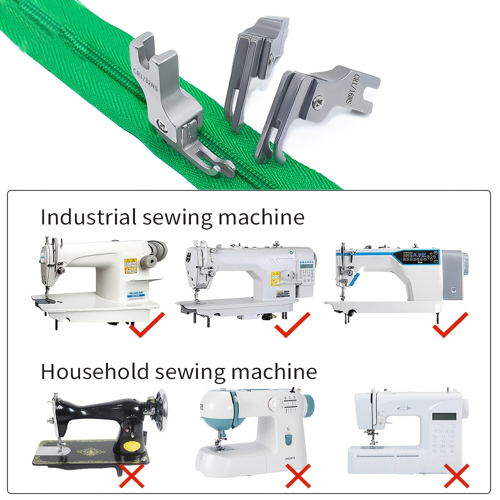 All-steel Narrow High And Low Presser Foot For Zipper And Pocket ...