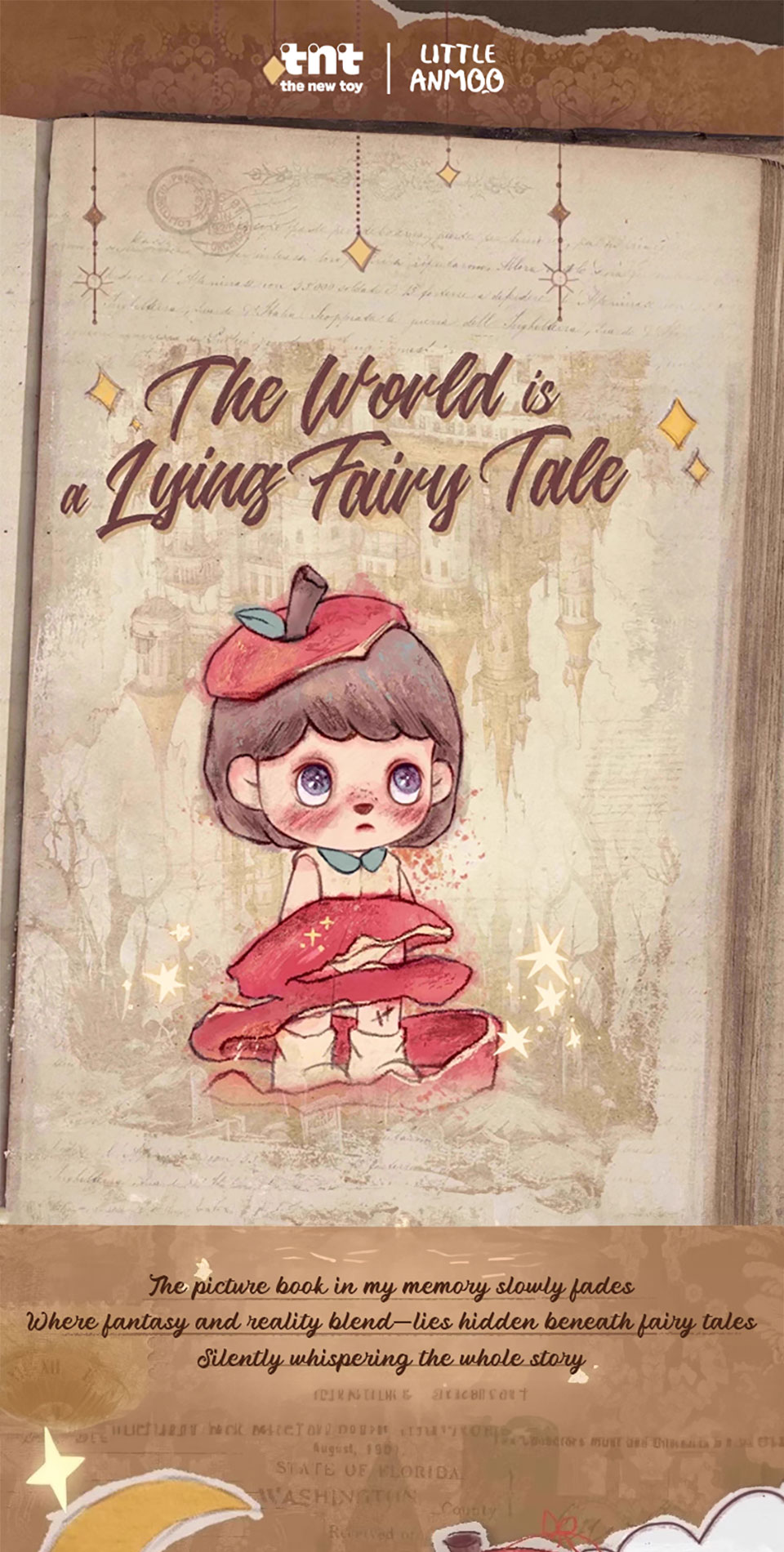 TNTSPACE ANMOO The World is a Lying Fairy Tale Series Blind Box Figure (Single Box) | Shopee ...