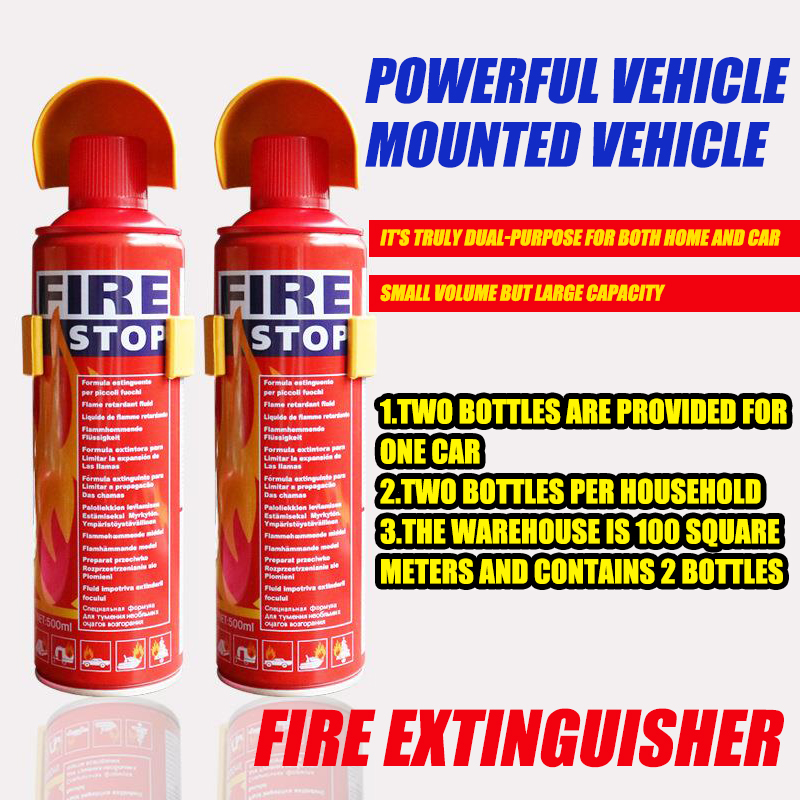 【Ready Stock】Portable Mini Car Fire Extinguisher with Hook - Dry ...