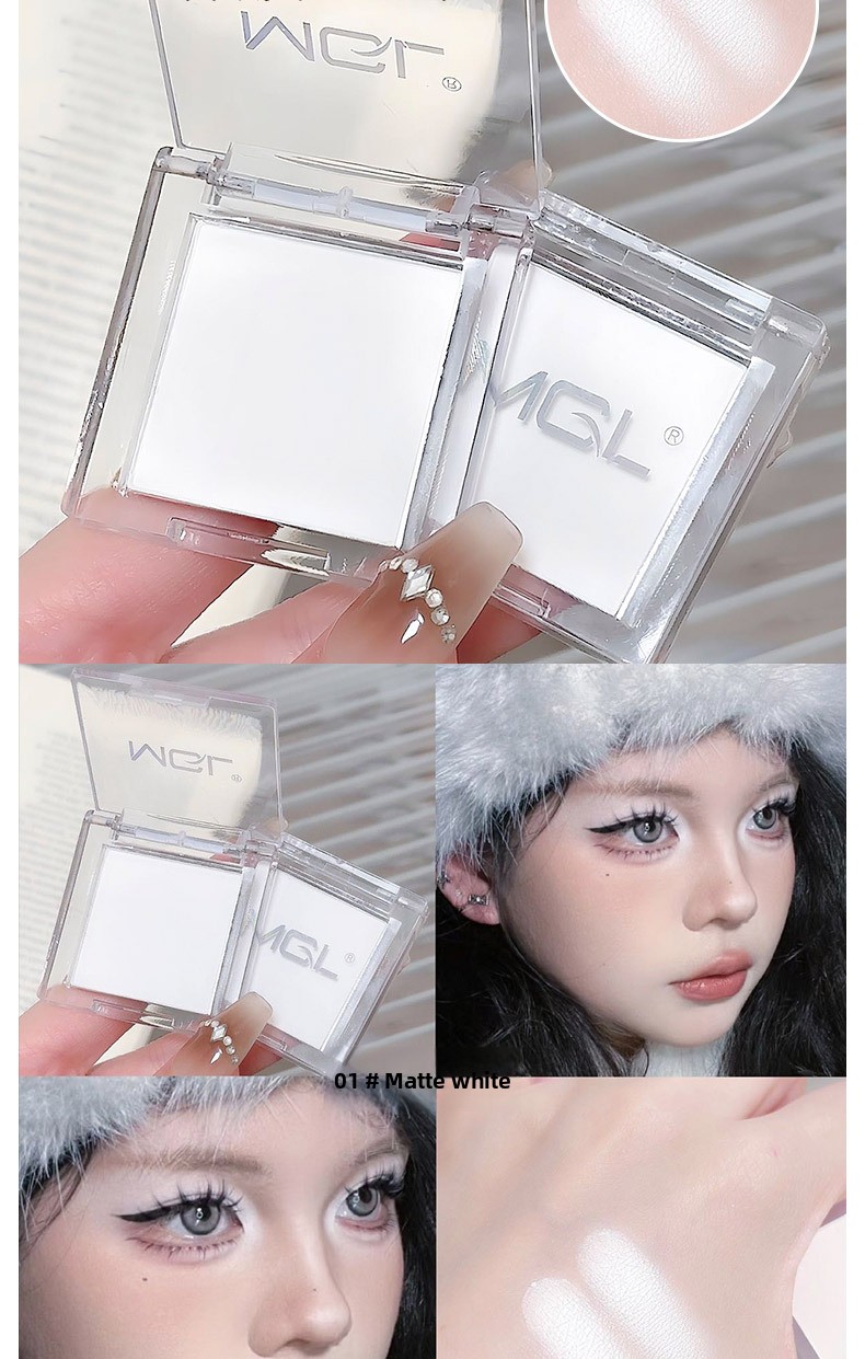 Pure White Highlighting Eyeshadow and Contouring All-in-one Palette ...