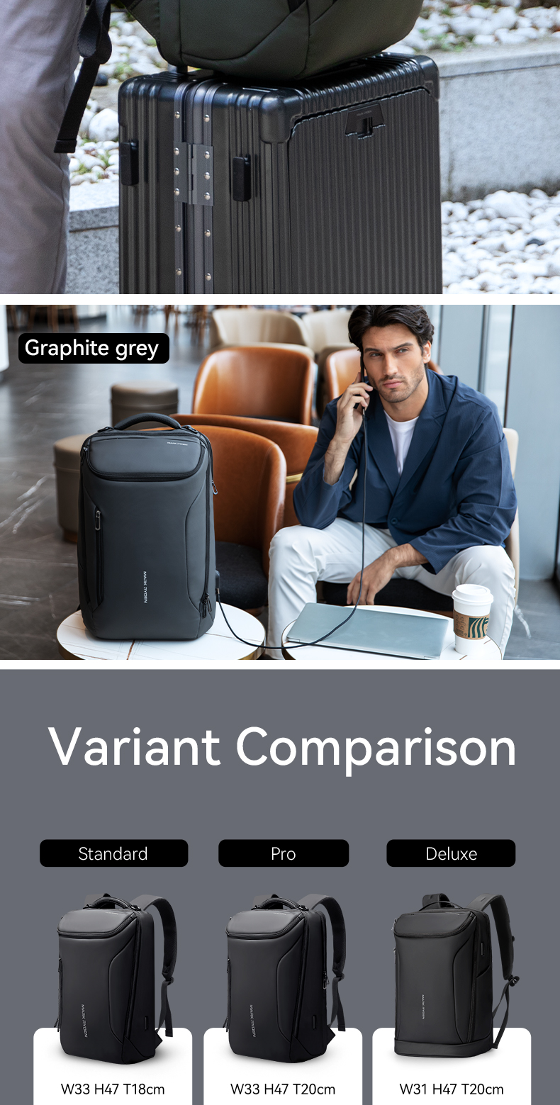 Mark Ryden Travel Backpack for Men Fits in 17.3 inch Laptop | Shopee ...