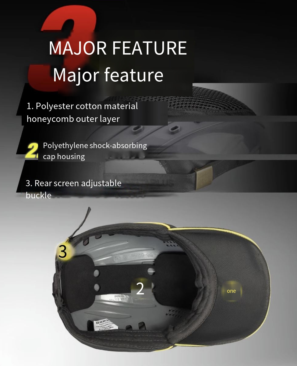 Delta Plus 102010 Delta Plus Air Coltan Bump Cap Baseball Style Safety ...