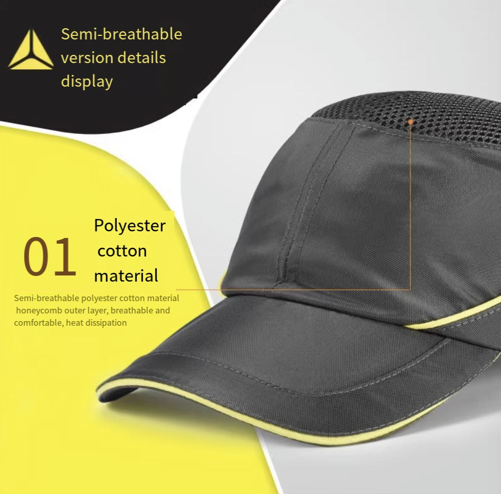 Delta Plus 102010 Delta Plus Air Coltan Bump Cap Baseball Style Safety ...