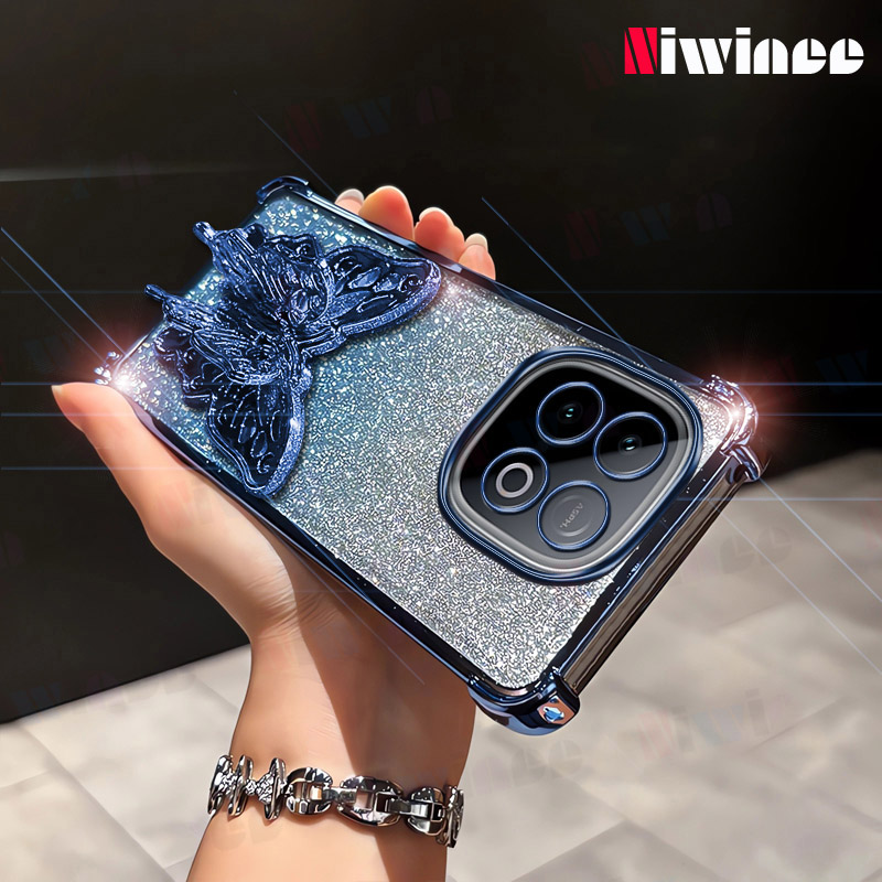 Luxury Glitter Gradient Electroplated Phone Case Compatible For IQOO ...