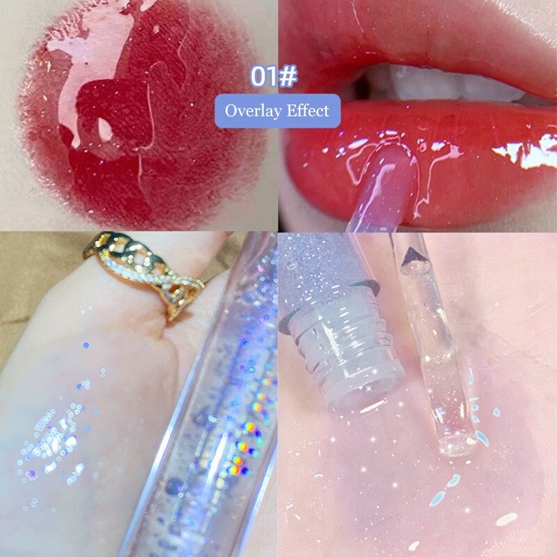 Kiss mophy Glass Lip Gloss Shimmering Hydrating Gloss | Shopee Philippines