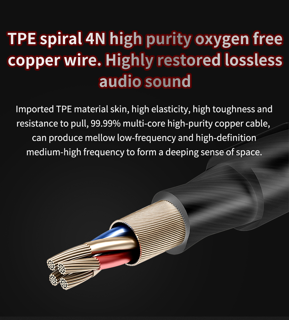 QKZ AK6 In Ear Bluetooth Earphones 6 Dynamic Drivers Mic Integrated ...