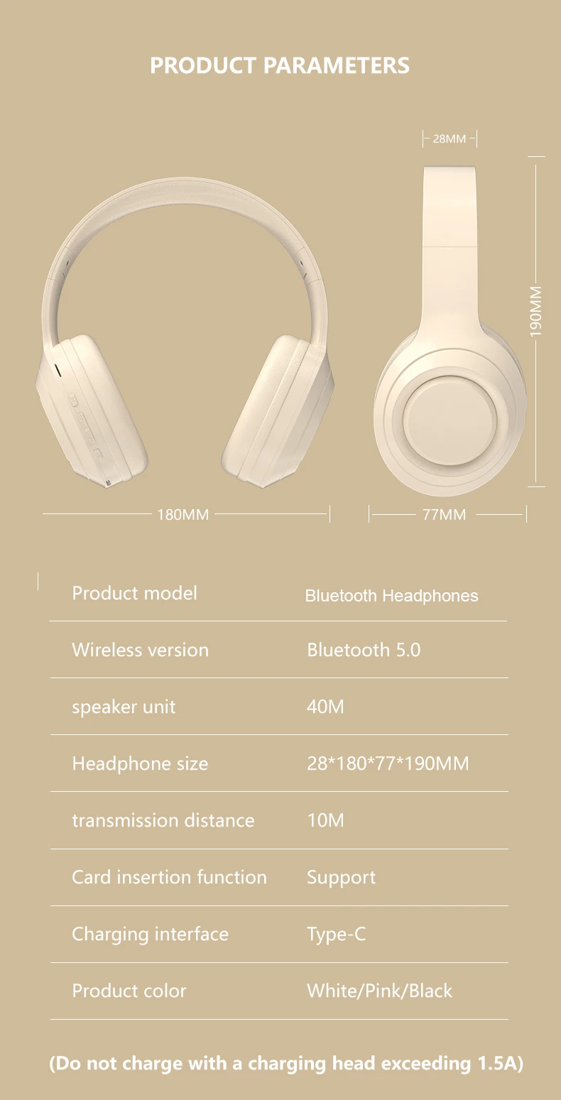 SPRISE DR58 Premium Wireless Bluetooth Earphone Colorful Headphone ...