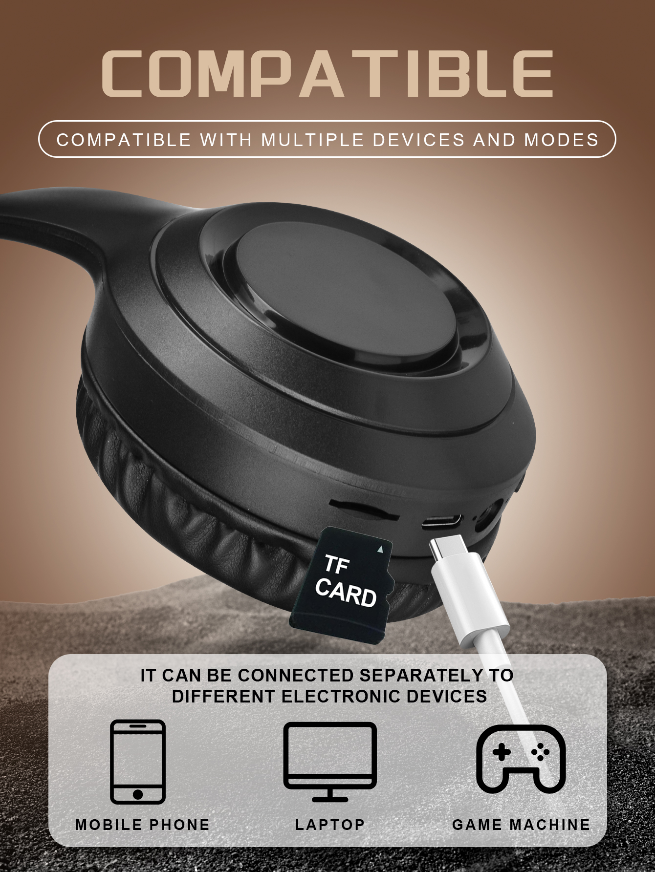 SPRISE DR58 Premium Wireless Bluetooth Earphone Colorful Headphone ...
