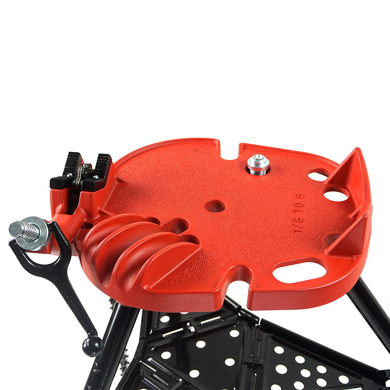 Heavy-duty Pipe Support with Hinges, Pipe Vise Gantry, Adjustable Pipe ...