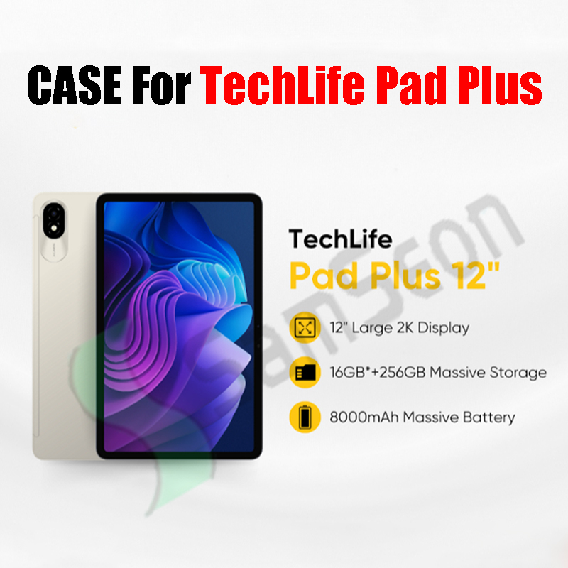 For TechLife Pad Plus 2025 12.0'' Kids EVA Cute Fun Soft Silicone Drop ...