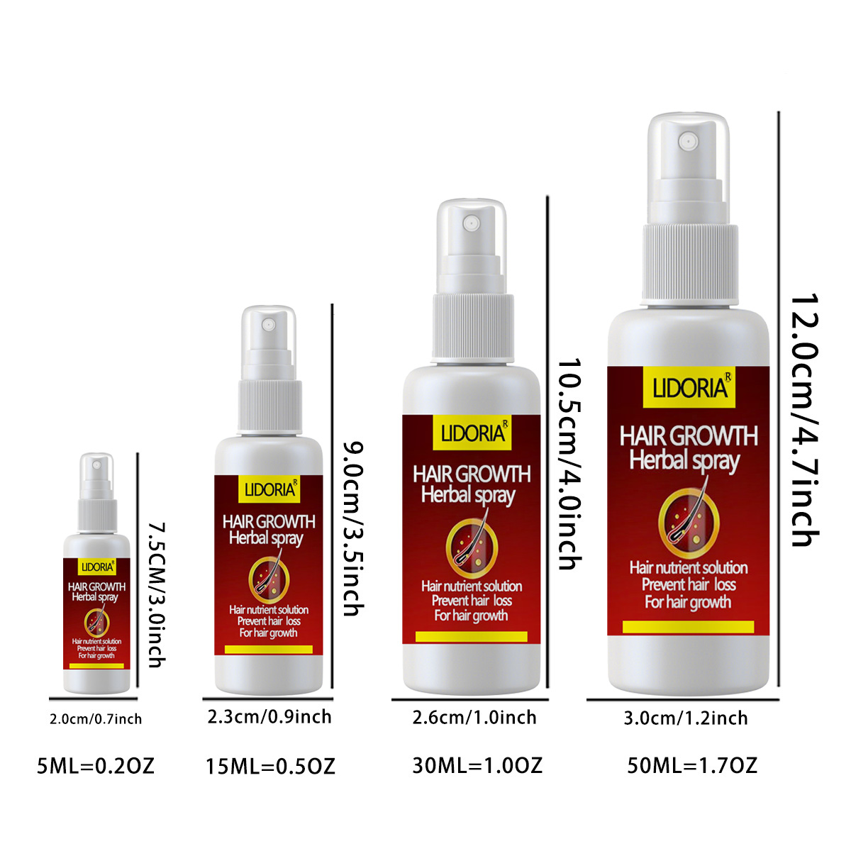 Hair Growth Serum Spray Fast Hair Growth Liquid Treatment Scalp Hair ...