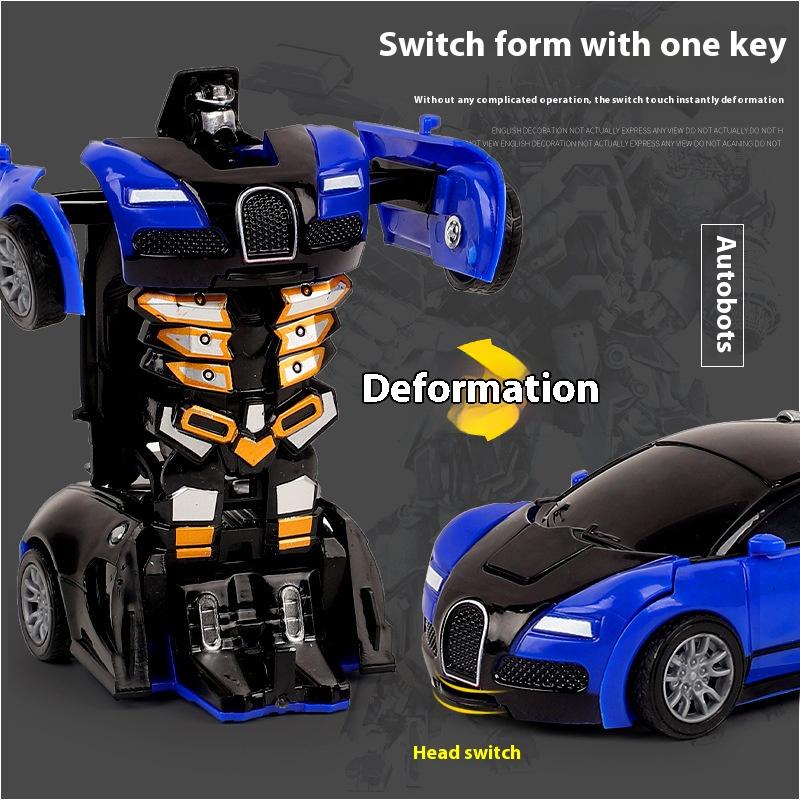 COD Transforming Car Toy Car Robot Transformers Robot Sports Car Bump ...